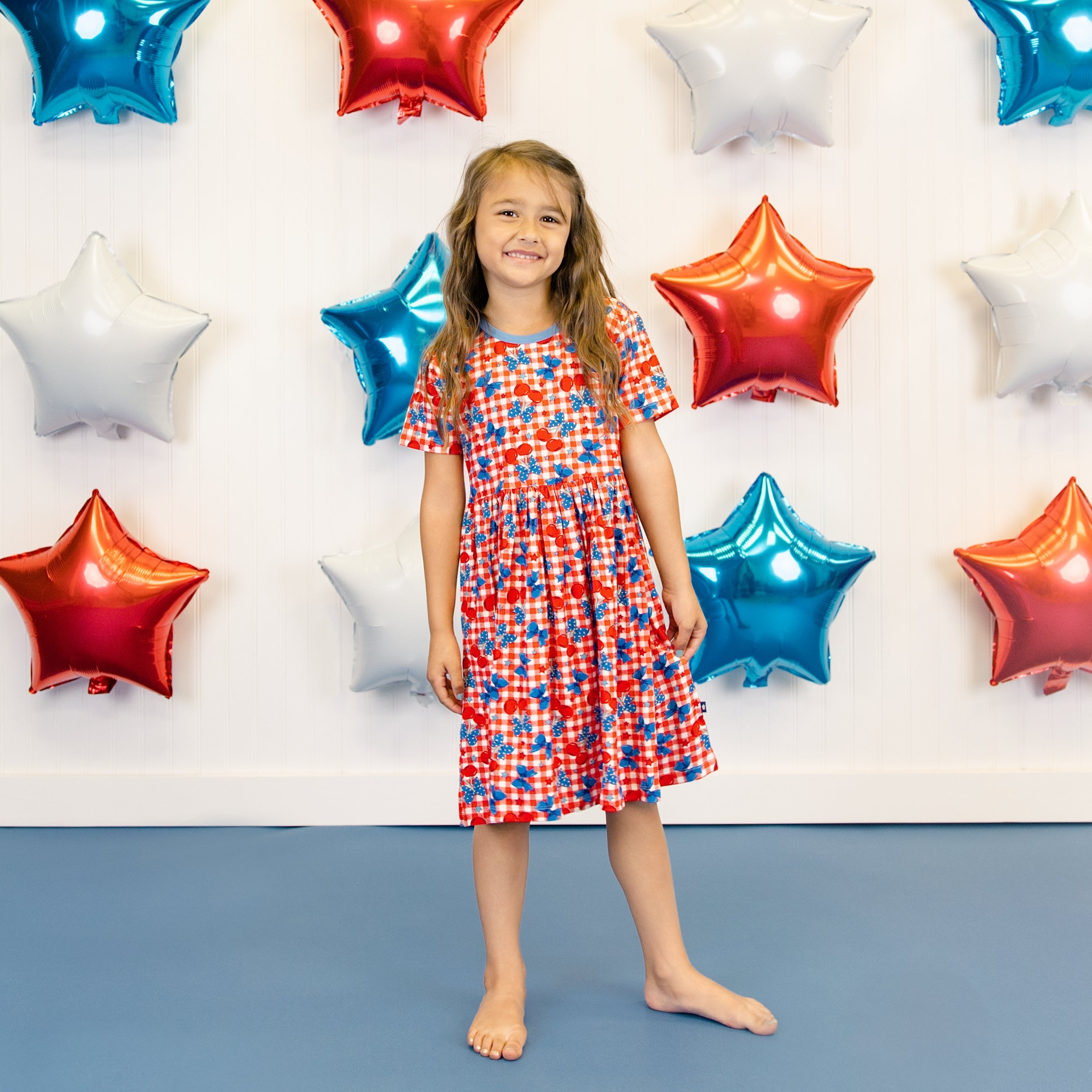 Larkspur Baby | Twirl Dress in Cherry Delight – Larkspur Baby Outlet