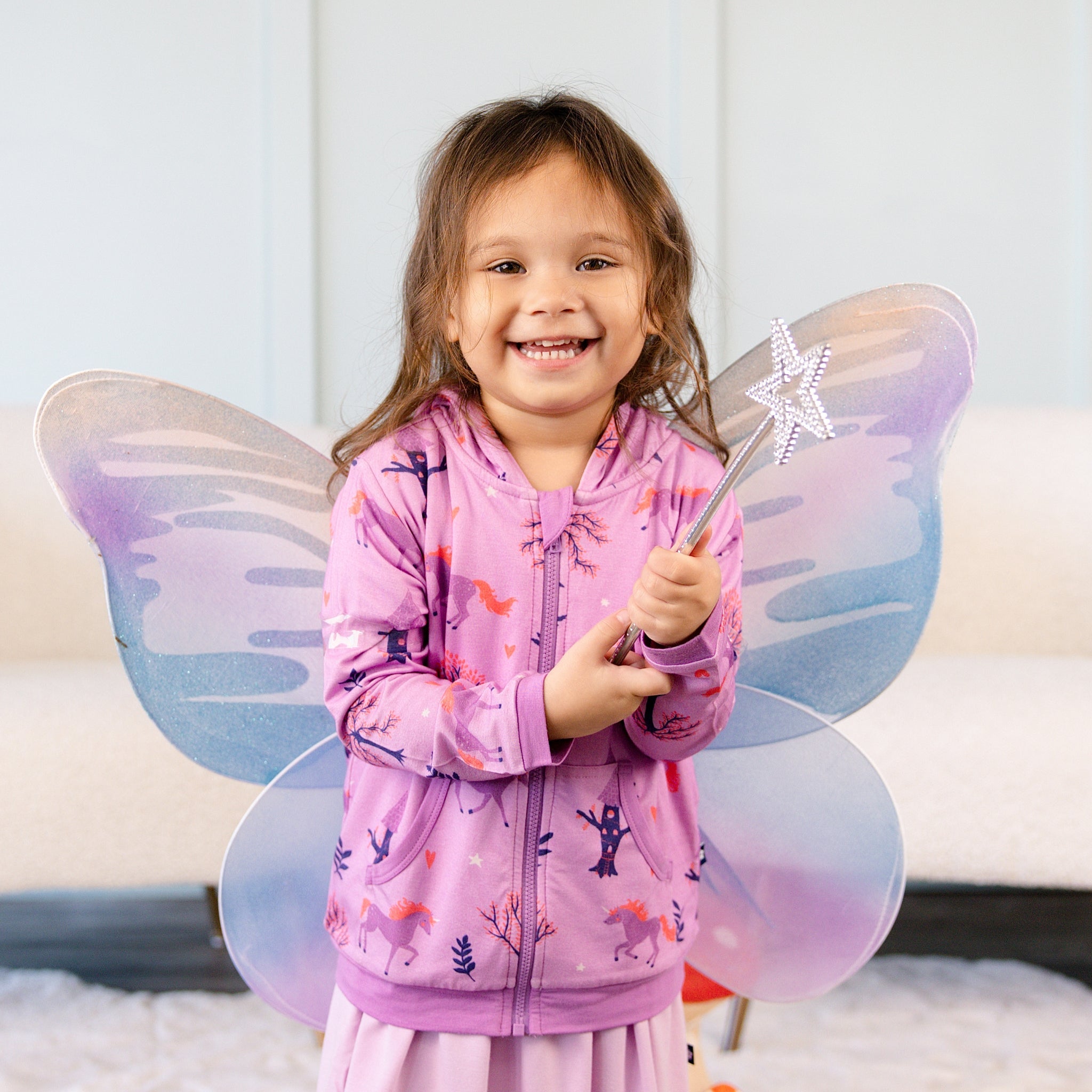Larkspur Baby | Zip Hoodie in Unicorns – Larkspur Baby Outlet